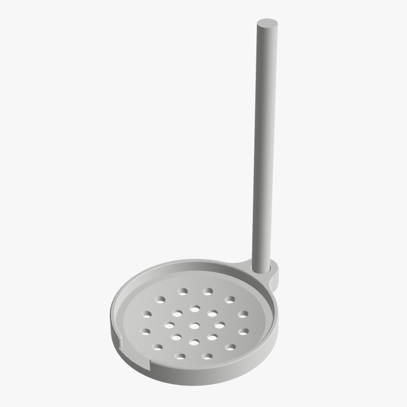 3" Concave Wafer Dipper – Cleanroom Labware LLC